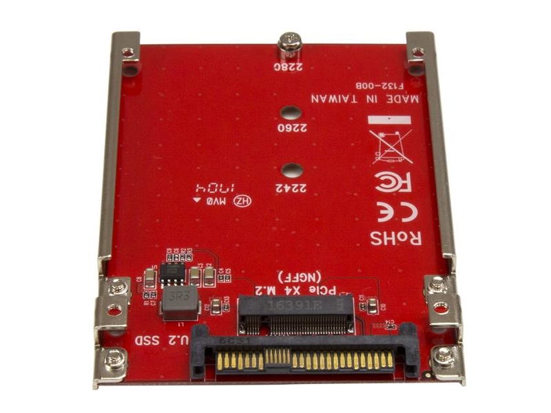 StarTech.com M.2. PCI-e NVMe to U.2 (SFF-8639) Adapter - Not Compatible with SATA Drives or SAS ...