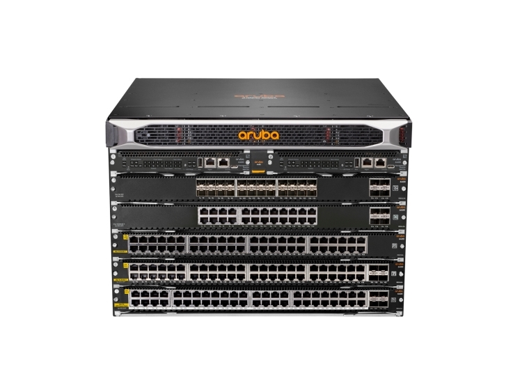 HPE Aruba 6405 Switch Bundle - Switch - L4 - Administrerad - främre ...