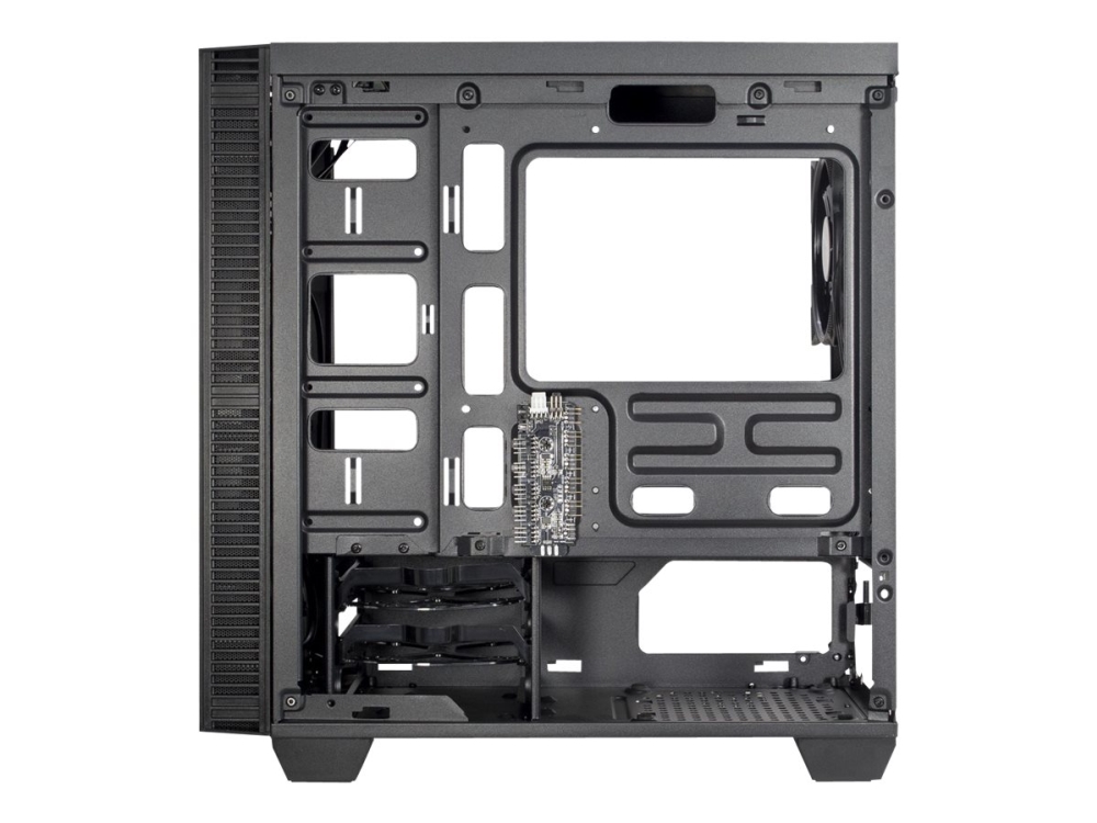 Inter-Tech X-608 Infinity Micro - Tower - micro ATX - genomskinlig ...