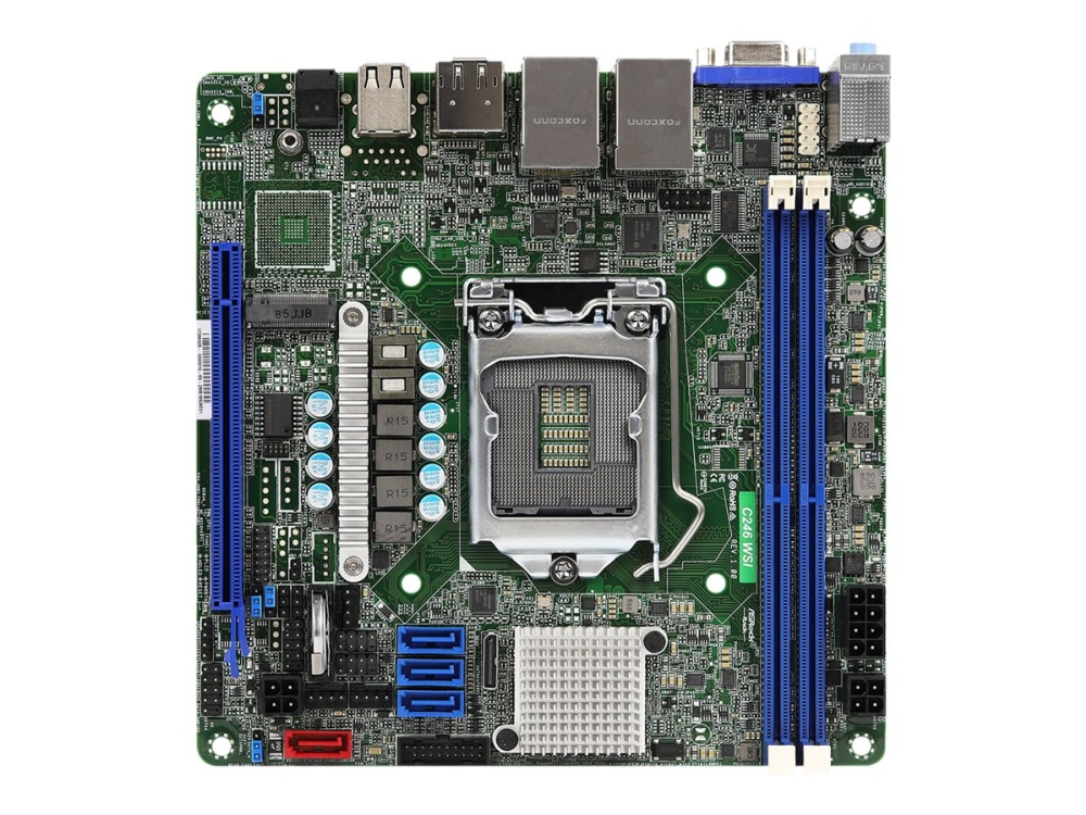 ASRock Rack C246 WSI - Bundkort - mini ITX - LGA1151 Socket - C246 ...