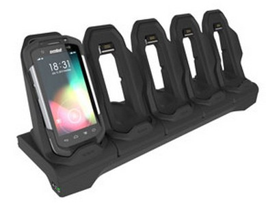 Zebra Five-Slot Ethernet ShareCradle - Docking-cradle - Ethernet - for ...