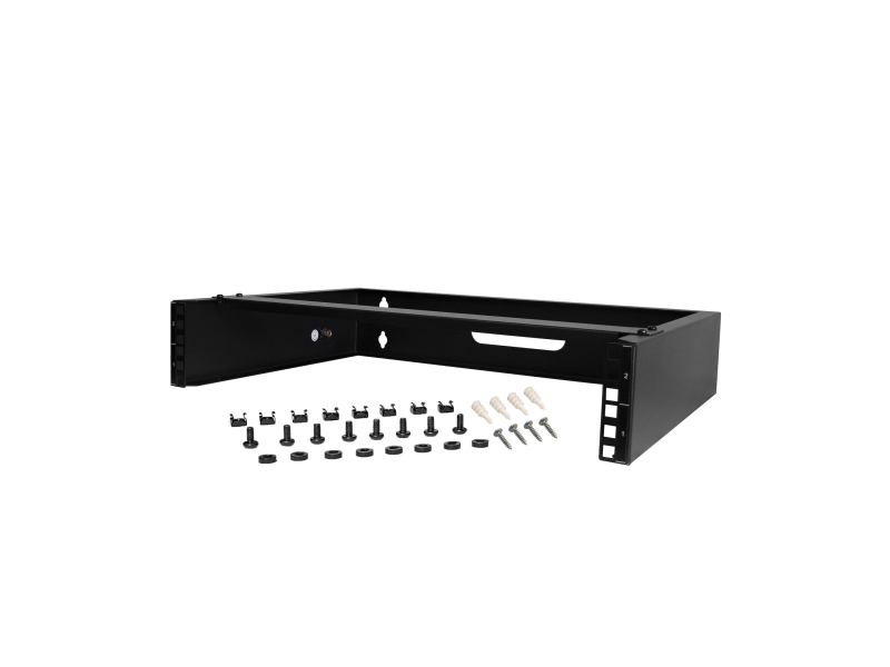 StarTech.com 2U Wall Mount Rack, 19" Wall Mount Network Rack, 14 inch ...