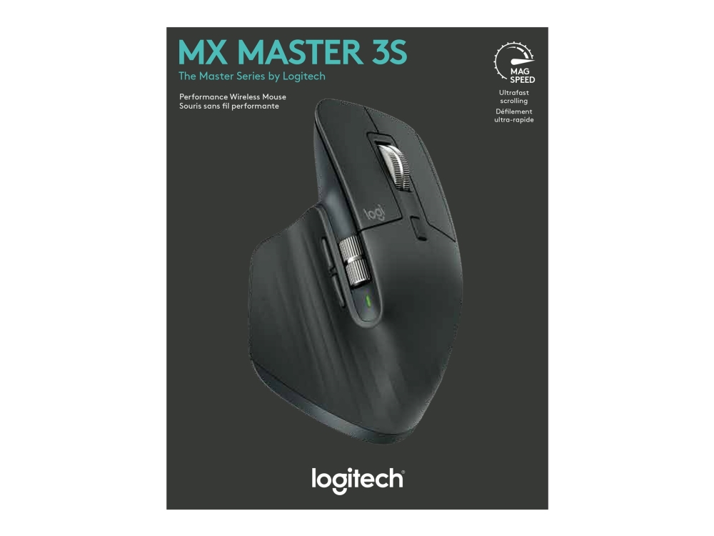 Logitech® | MX Master 3S - Mus - laser - 7 knapper - trådløs ...