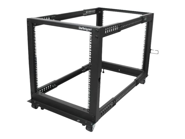 StarTech.com 12U 19" Open Frame Server Rack, 4 Post Adjustable Depth 23 ...