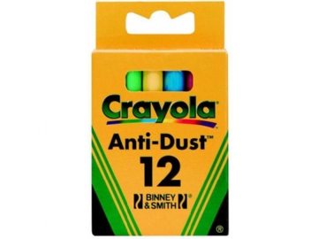 Crayola CRAYOLA Non-dusting colored chalk, 12 pcs. - 0281