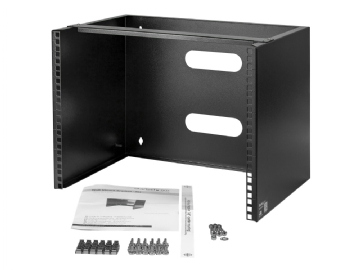 StarTech.com Wall Mount Patch Panel Rack - 4U Wall Mount Rack Shelf ...