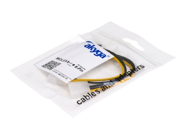 Akyga - Strømadapter - 6-pins PCIe-strøm (hann) til 4-pins intern strøm ...