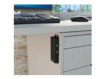 StarTech.com 4-Port USB 3.0 Hub - Metal Industrial USB-A Hub - Wall or ...