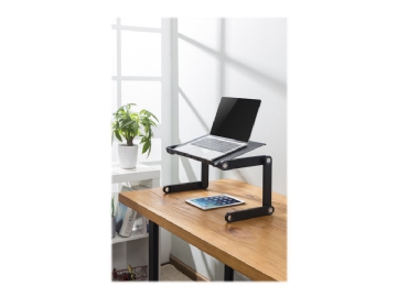 DELTACO Office - Stander til notebook - sort