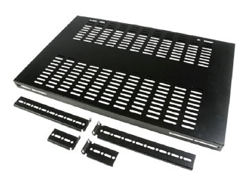 StarTech.com 1U Adjustable Vented Server Rack Mount Shelf - 175lbs - 19 ...