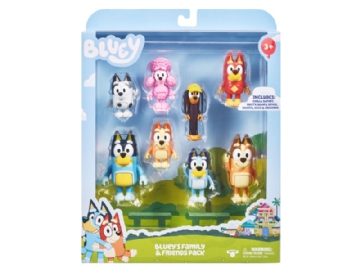 Bluey figurer 8 pakker