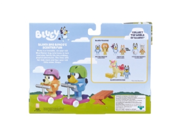 Bluey Bluey and Bingo skate run