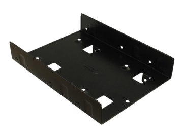 Inter-Tech Mounting frame - Ramme - 2.5" - 3.5" to 2 x 2.5" - sort