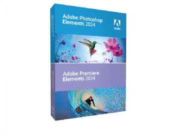 Adobe Photoshop Elements 2024 & Premiere Elements 2024 - Bokspakke - 1 bruger - Win, Mac - Engelsk