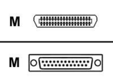 Lexmark - Parallelkabel - 36-PIN mini-Centronics (han) til DB-25 (han ...