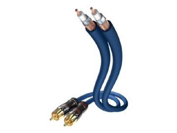 in-akustik Premium Audio - Audiokabel - RCA x 2 han til RCA x 2 han - 1 ...