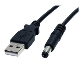 StarTech.com 2m USB to Type M Barrel Cable - USB to 5.5mm 5V DC Cable ...
