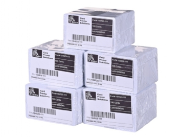 Zebra - Polyvinylklorid (PVC) - hvit - CR-80 Card (85.6 x 54 mm) 500 ...
