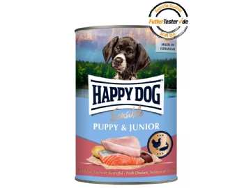 Sensible Puppy&Junior, Nassfutter, für Hunde, Huhn, Lachs und Kartoffel ...